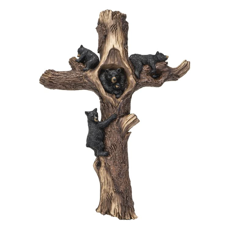 Pacific Giftware Black Bear Cross Figurine, 16-Inch Height - Walmart.com