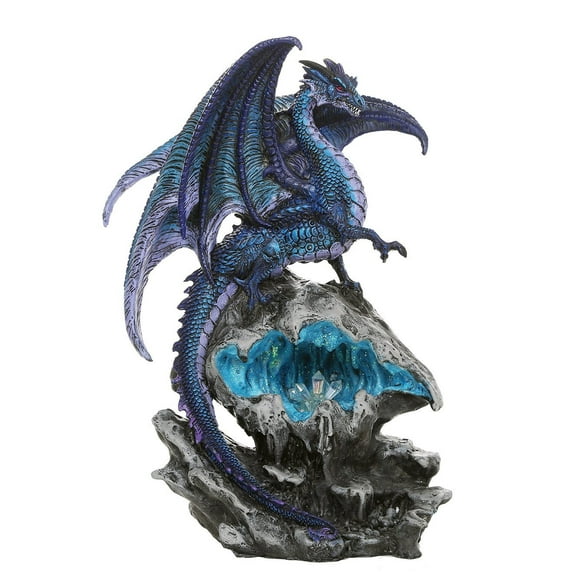 Pacific Giftware Checkmate Dragon with LED Light Frozen Blue Crystal ...