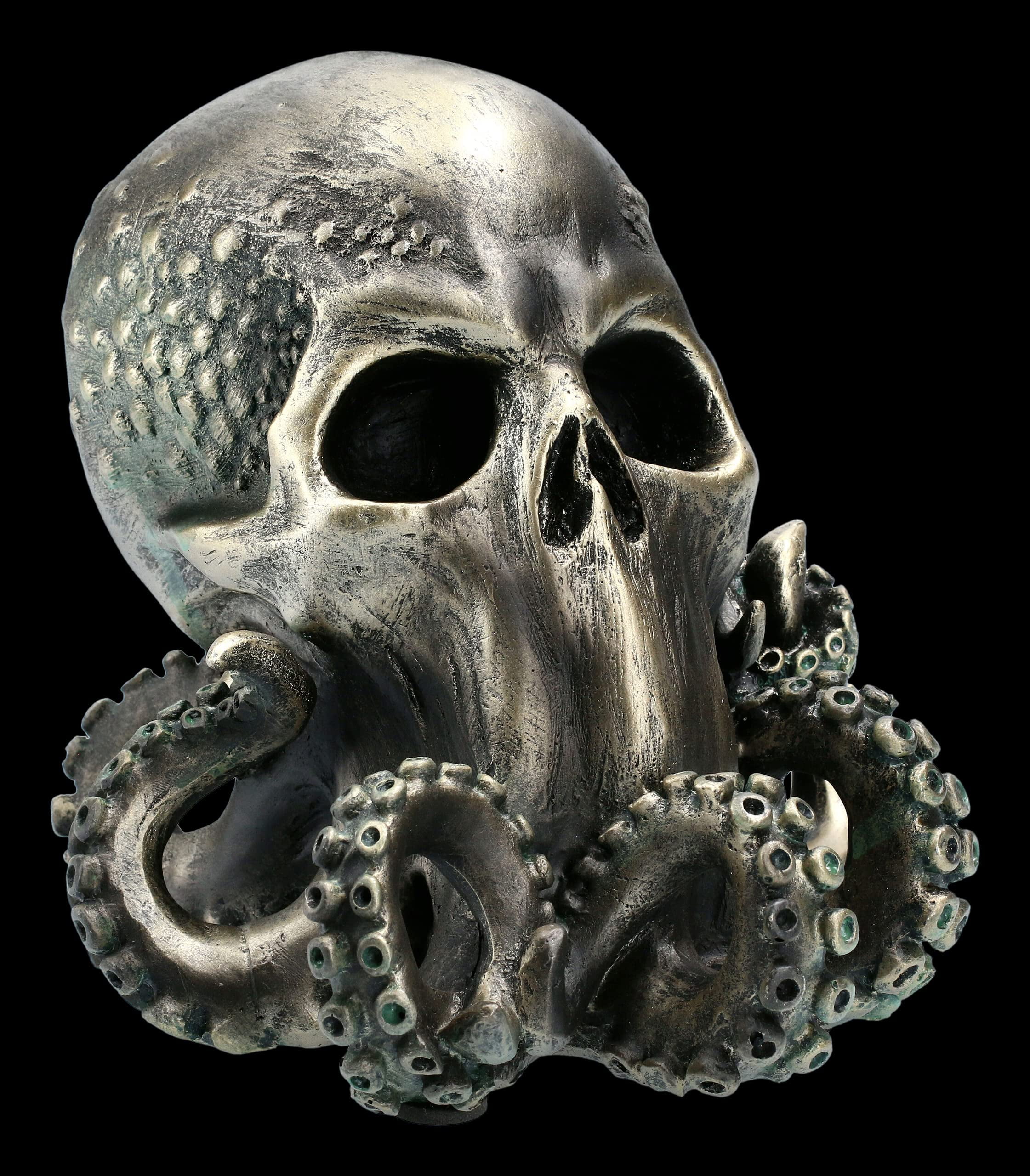 Pacific Giftware Cthulhu Skull Collectible Figurine Antique Bronze ...