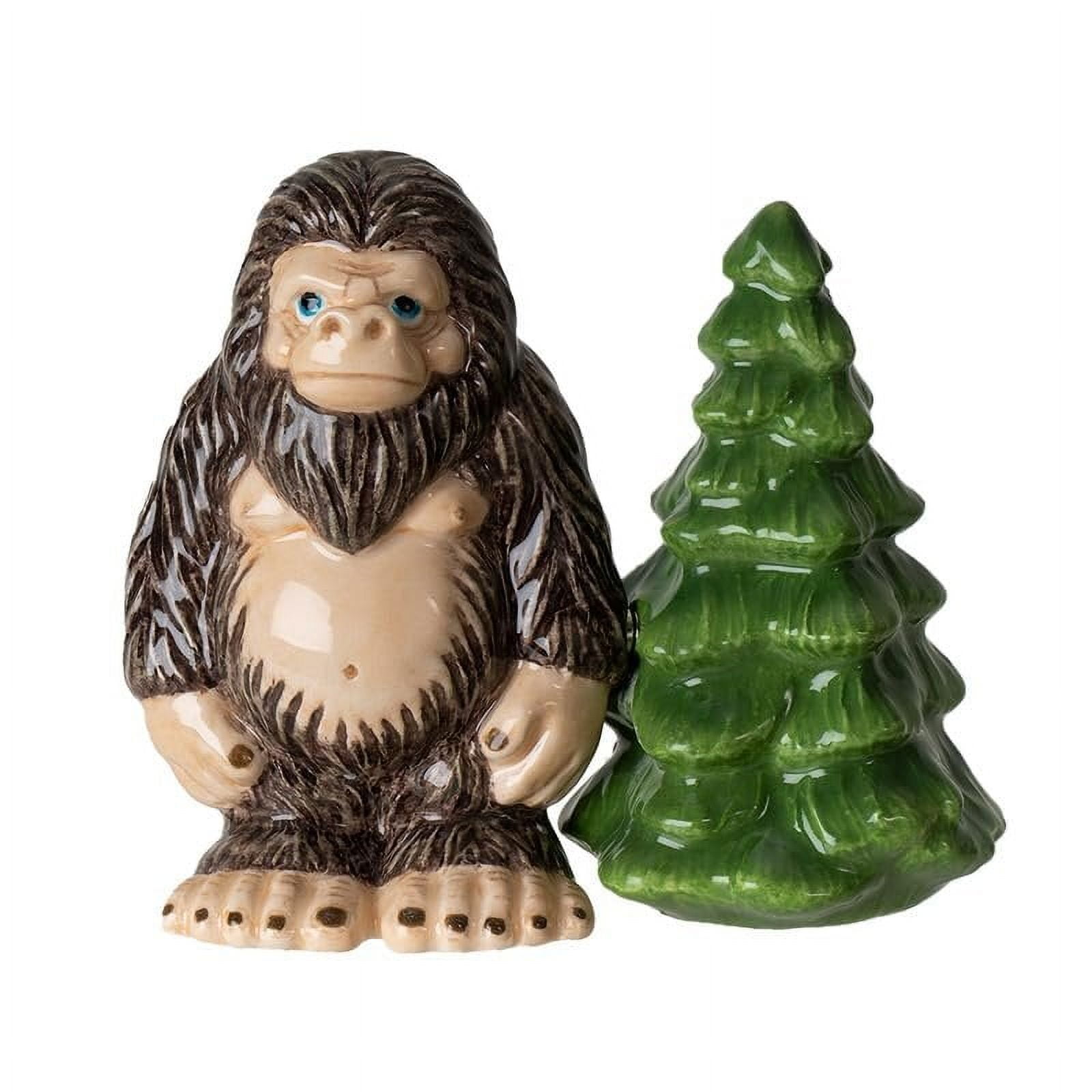 Pacific Giftware Forest Themed Bigfoot and Pine Tree Salt and Pepper ...