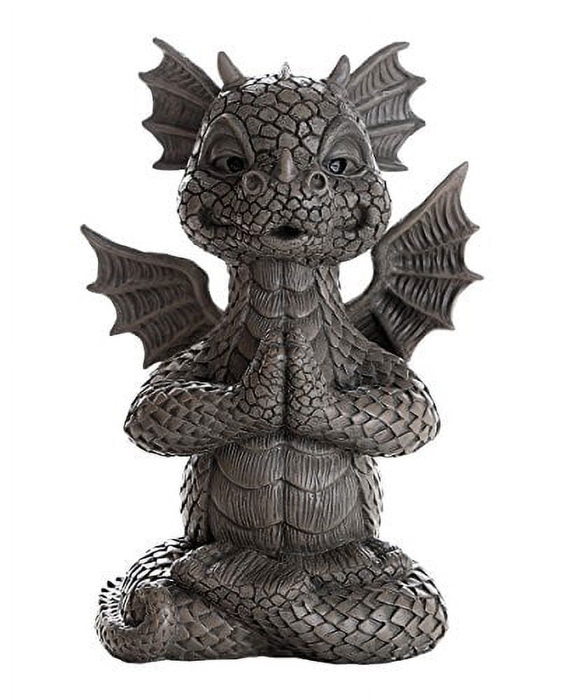 Pacific Giftware Garden Dragon Meditating Yoga Dragon Garden Display ...