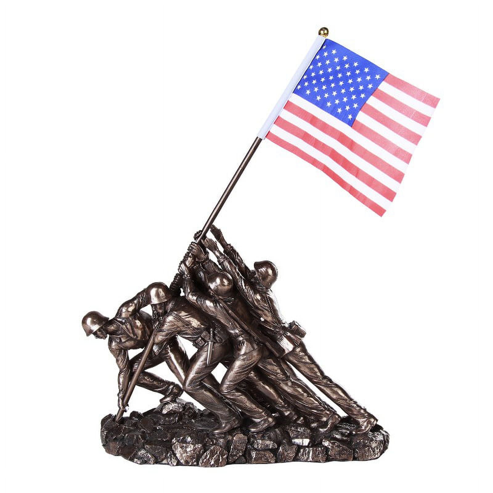 Pacific Giftware Iwo Jima US Marine Corps Memorial Statue Replica 12 ...