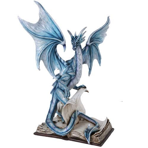 Pacific Giftware Large Spellbound Dragon Protecting The Secrets Book of ...