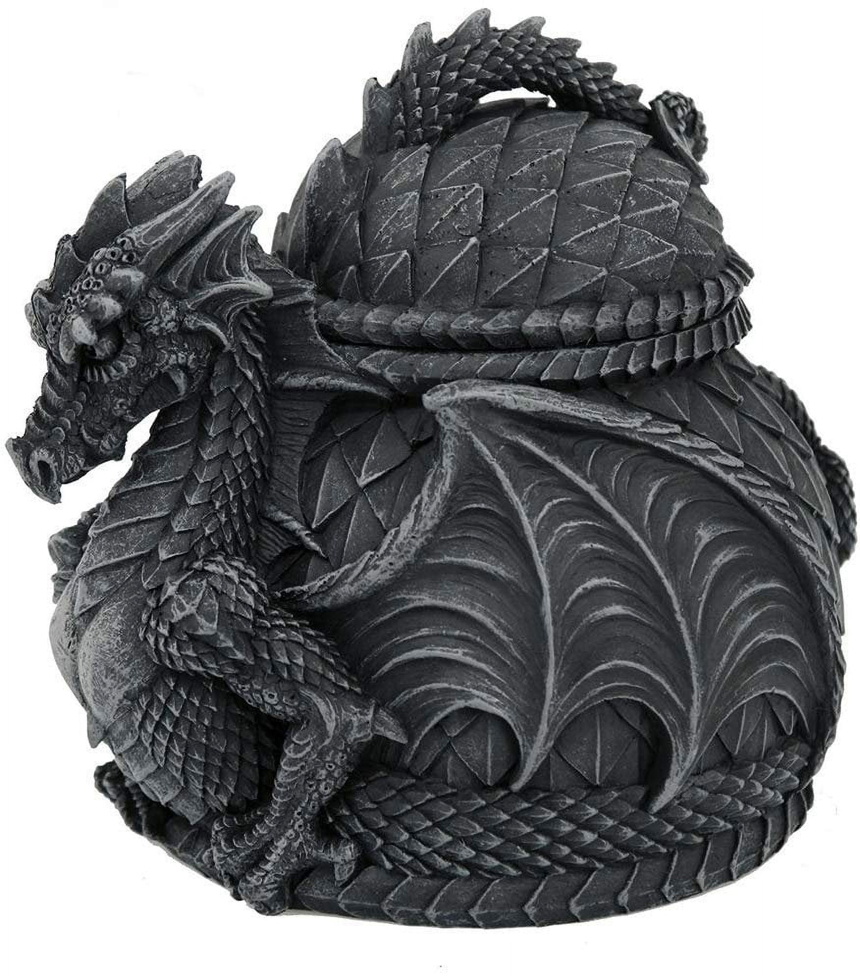 Pacific Giftware Medieval Stone Dragon Lidded Trinket Jewelry Box ...