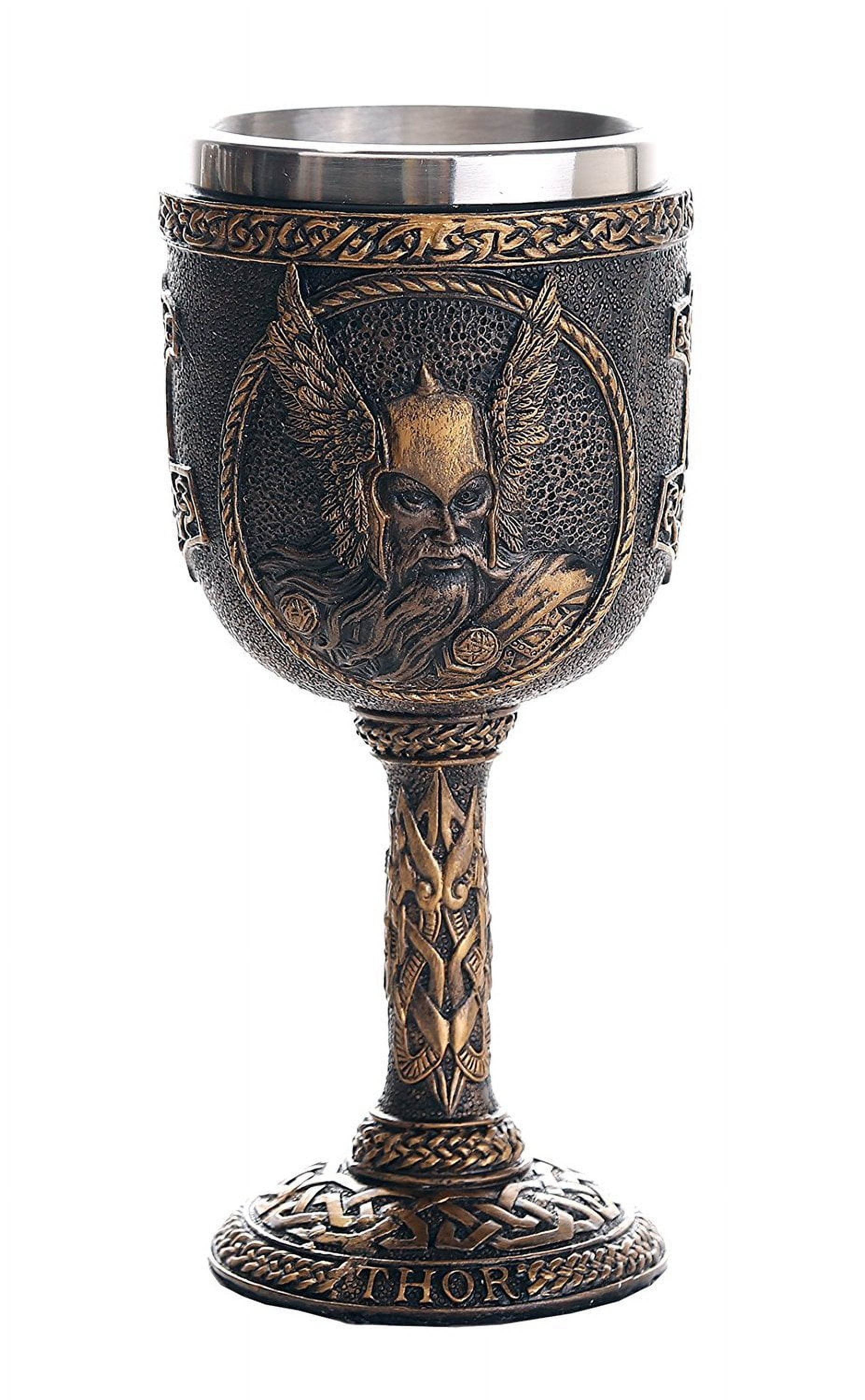 Pacific Giftware Norse Mythology Thor God of Thunder Wine Goblet ...