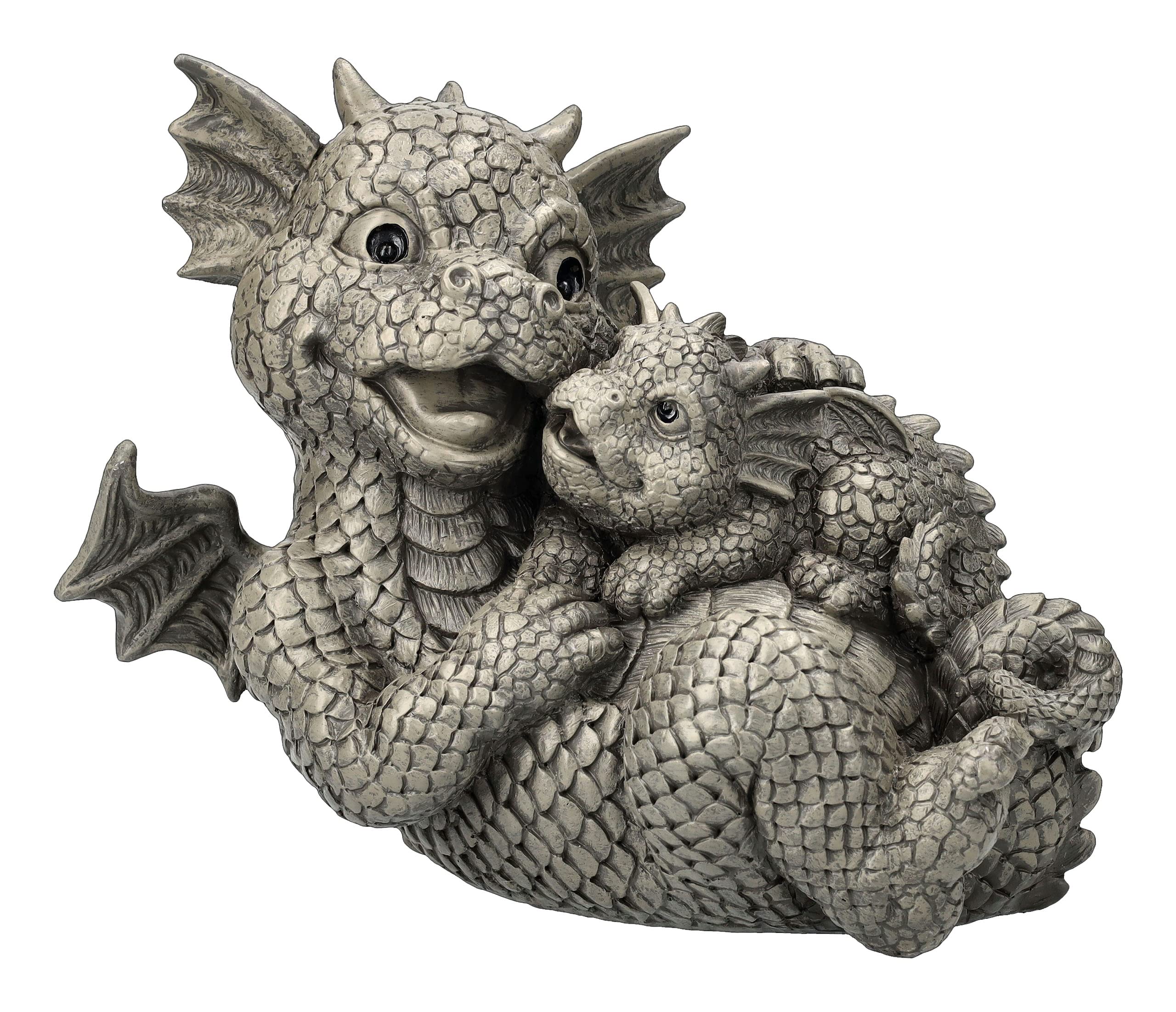 Pacific Giftware PT Garden Dragon Family Mother and Baby Dragon Garden ...