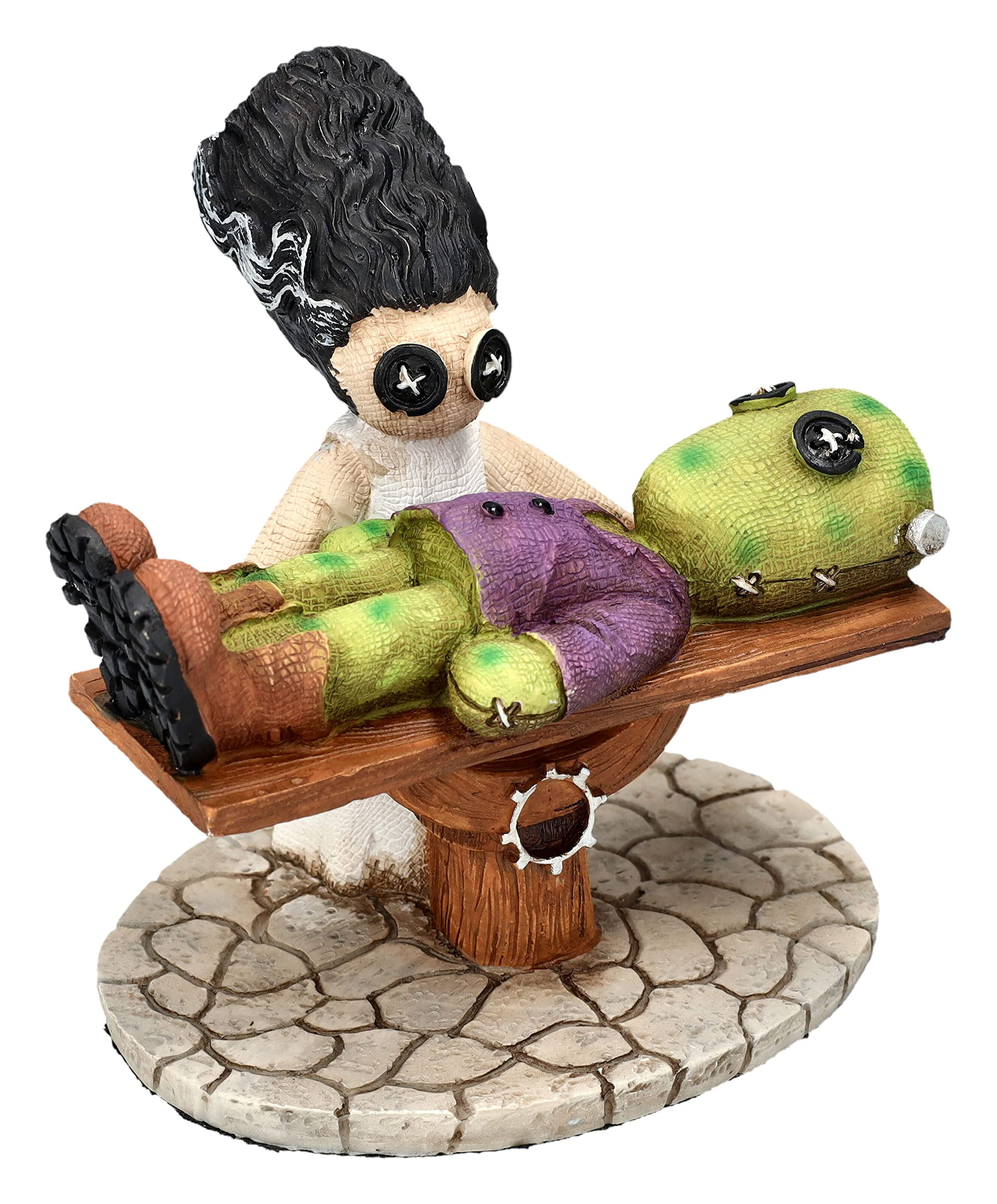 Pacific Giftware Pinhead Monsters Giving Life Frankenstein & Bride ...