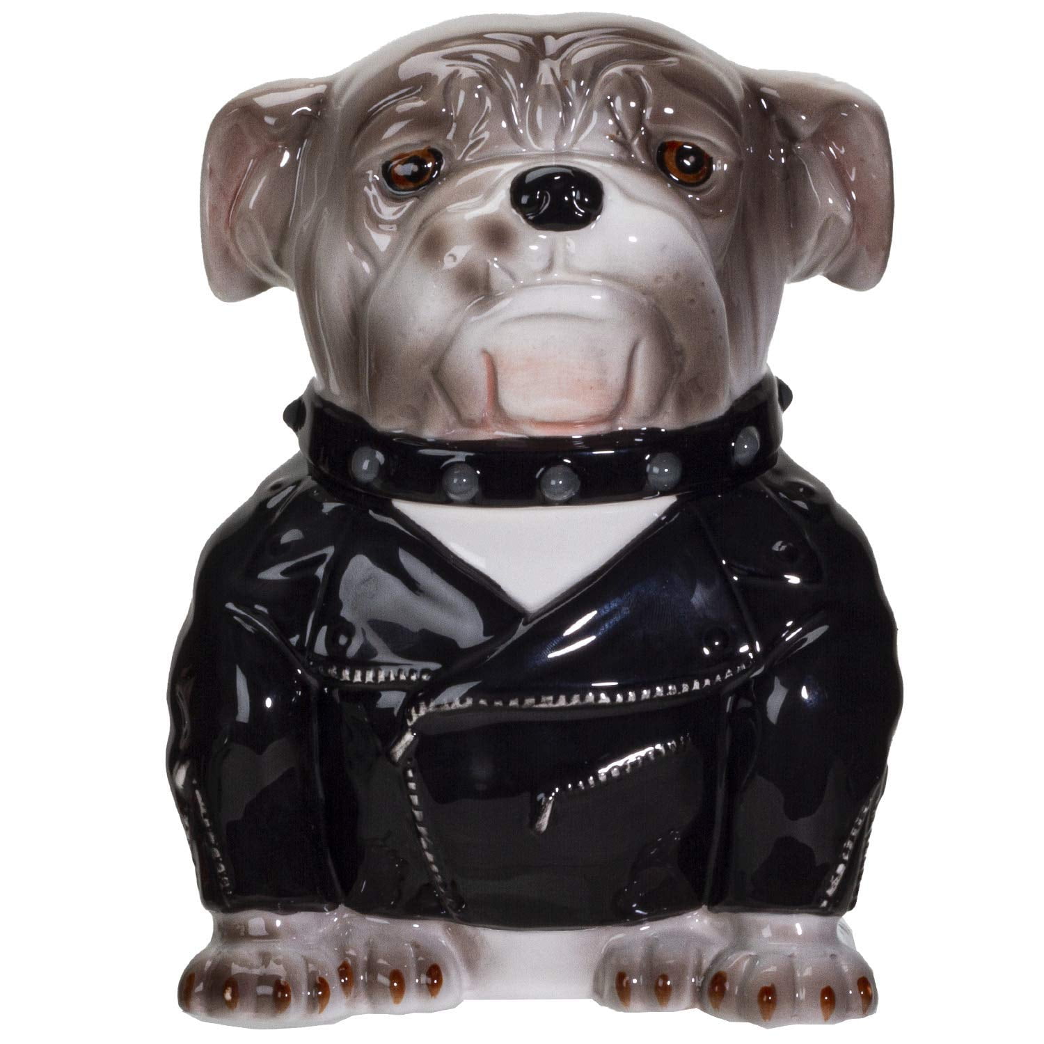 Pacific Trading Rocker Bulldog Ceramic Cookie Jar, Food Safe, Kitchen ...