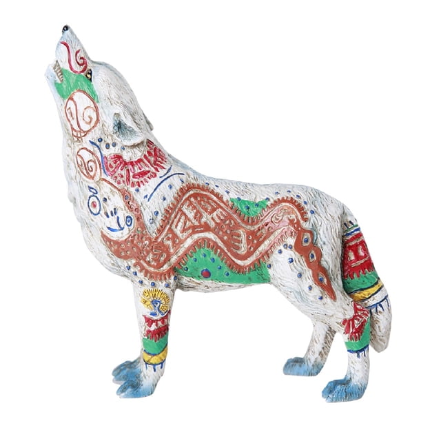 Pacific Giftware The Wolf Spirit Collection Aztec Wolf Spirit ...