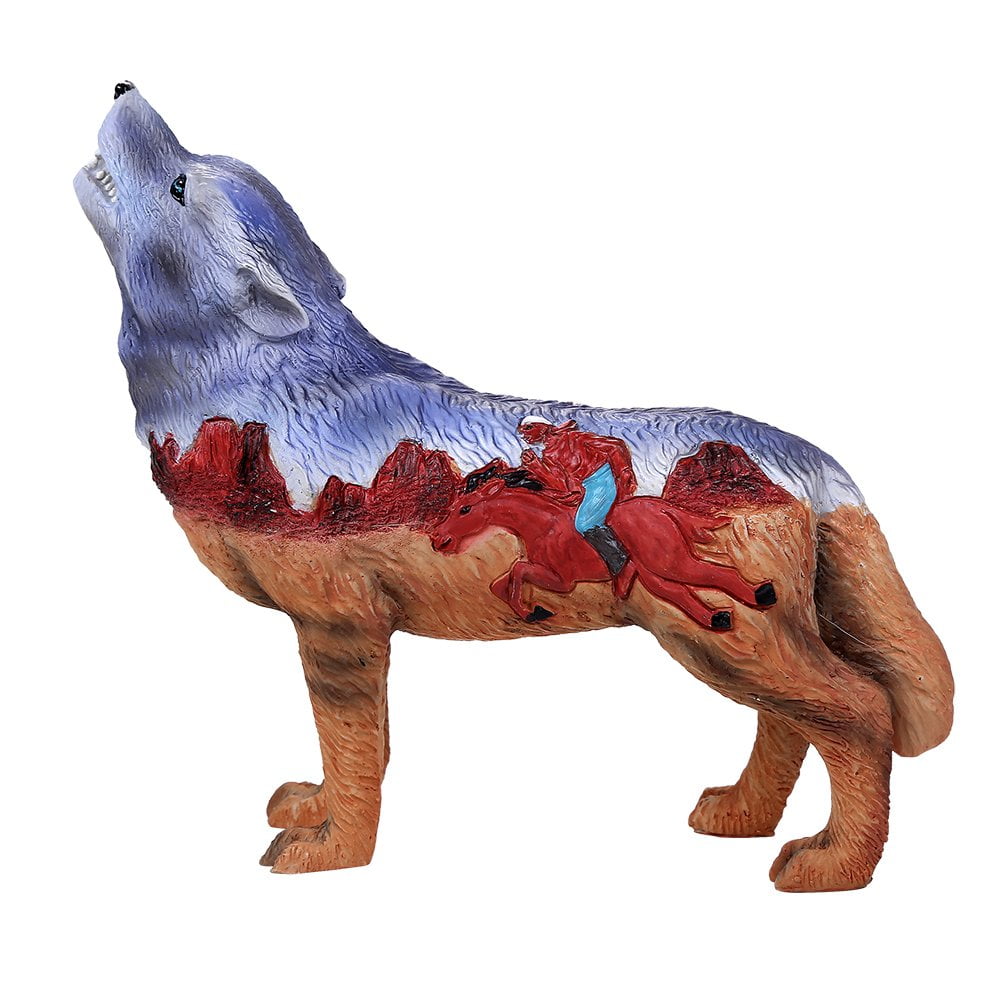 Pacific Giftware The Wolf Spirit Collection Indian Rider Wolf ...
