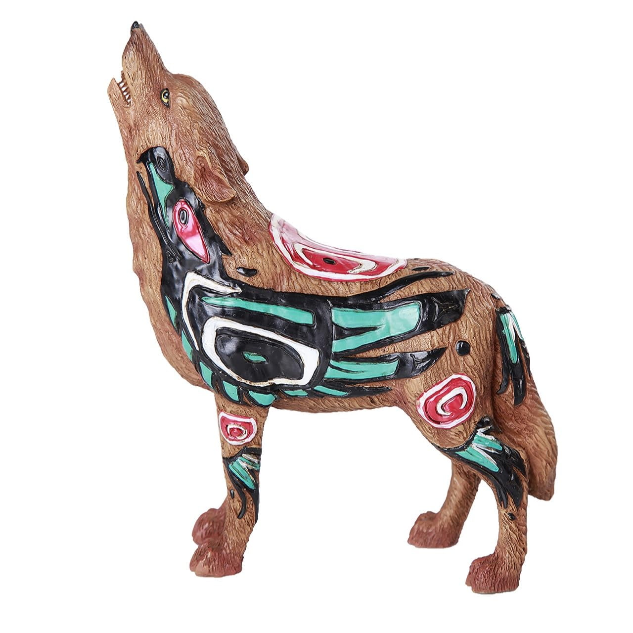 Pacific Giftware The Wolf Spirit Collection Northern Wolf Dancer Crow ...