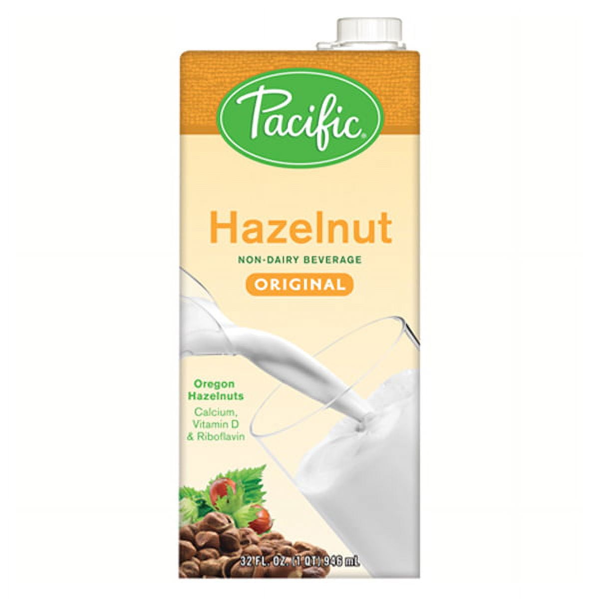 Pacific Hazelnut Original Non-Dairy Beverage 32 oz Cartons Pack of 12 ...