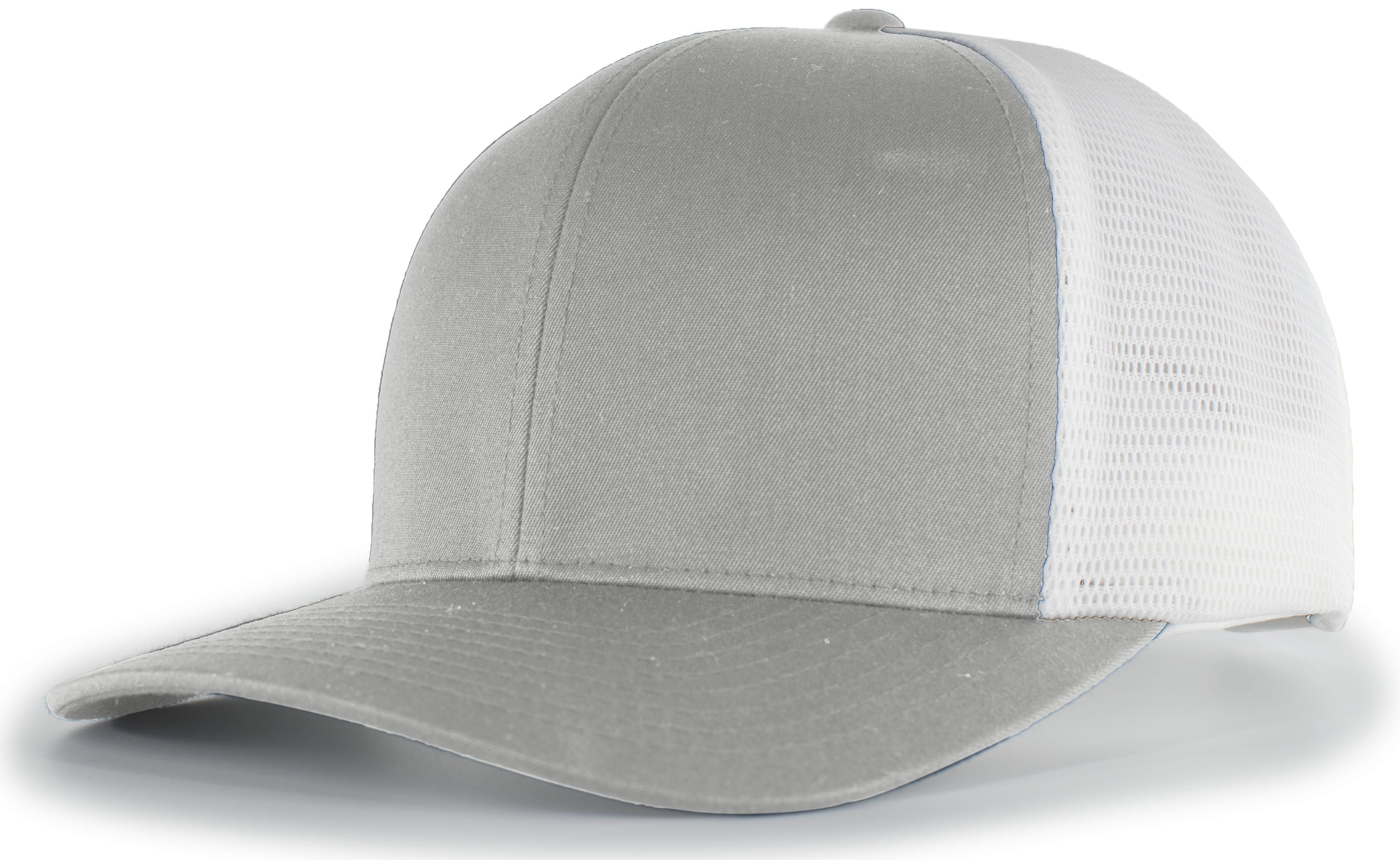 Pacific Headwear 110F.79Q.OS Trucker Flexfit Snapback Cap, Silver ...