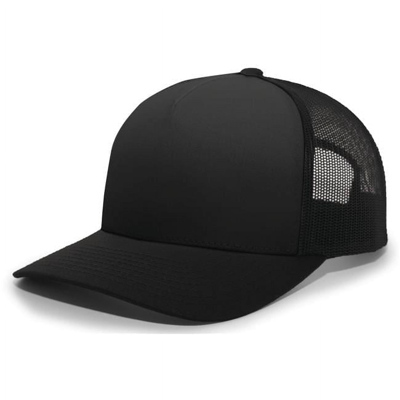 Pacific Headwear Adult Trucker Hat Unisex Graphite/Black Os - Walmart.com