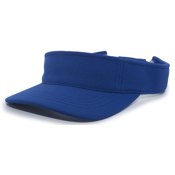 Pacific Headwear M2 Performance Hook-And-Loop Visor 598V Royal Os ...