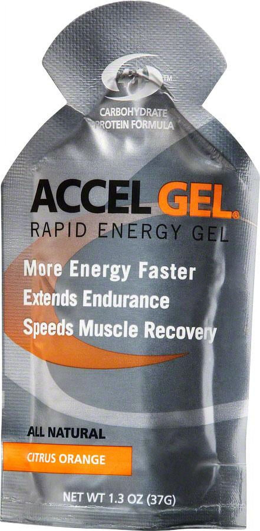 Pacific Health Accel Rapid Energy Gel Accel Gel Citrus Orange 1.3oz ...