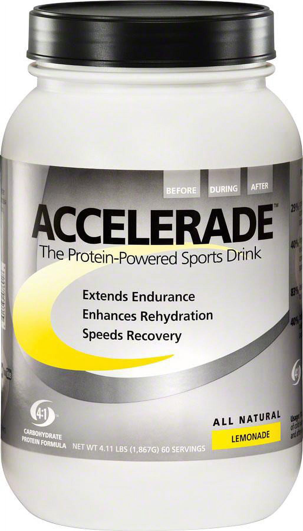 Pacific Health Accelerade Protein-Powered Sports Drink Mix Lemonaid Jar ...