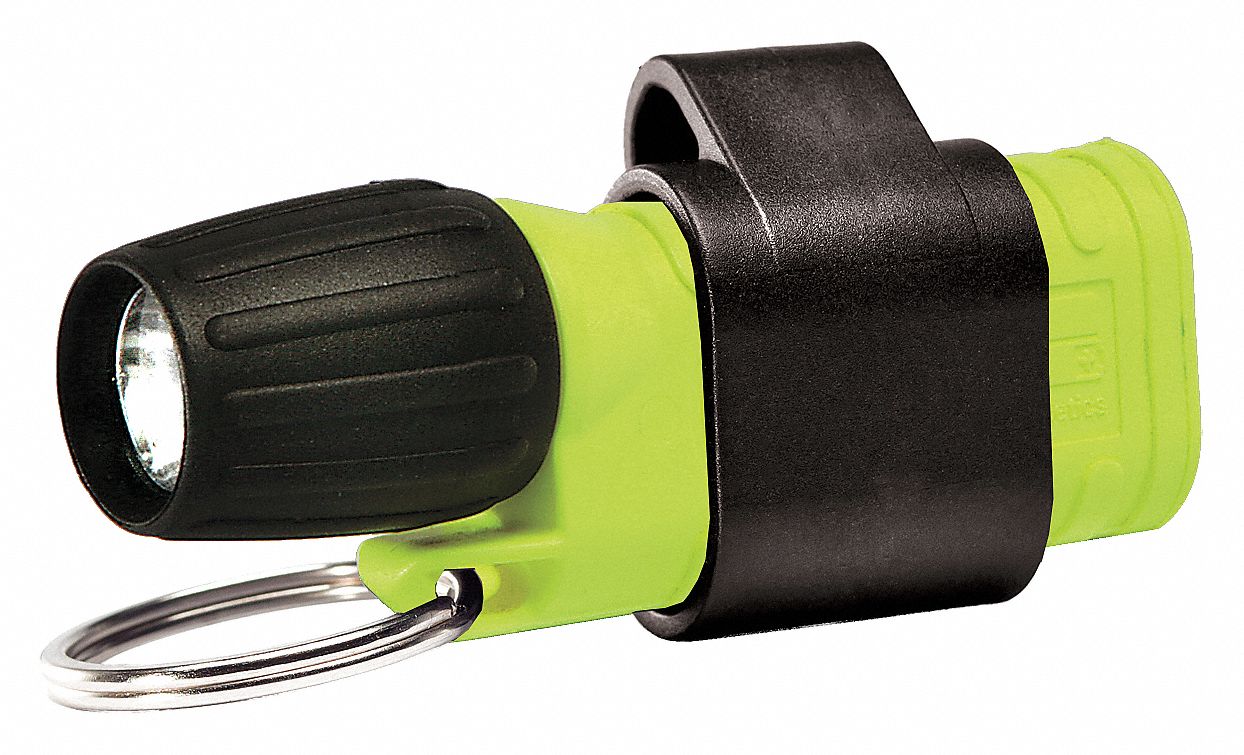 Pacific Helmets Industrial Mini Flashlight,LED,Yellow 09224 - Walmart.com