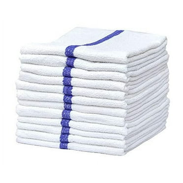 Premia Commercial Kitchen Towels, 6 Pack, Restaurant Quality White Dish ...