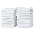 Pacific Linens 24-Pack 100% Cotton Washcloths, Durable, Lightweight ...
