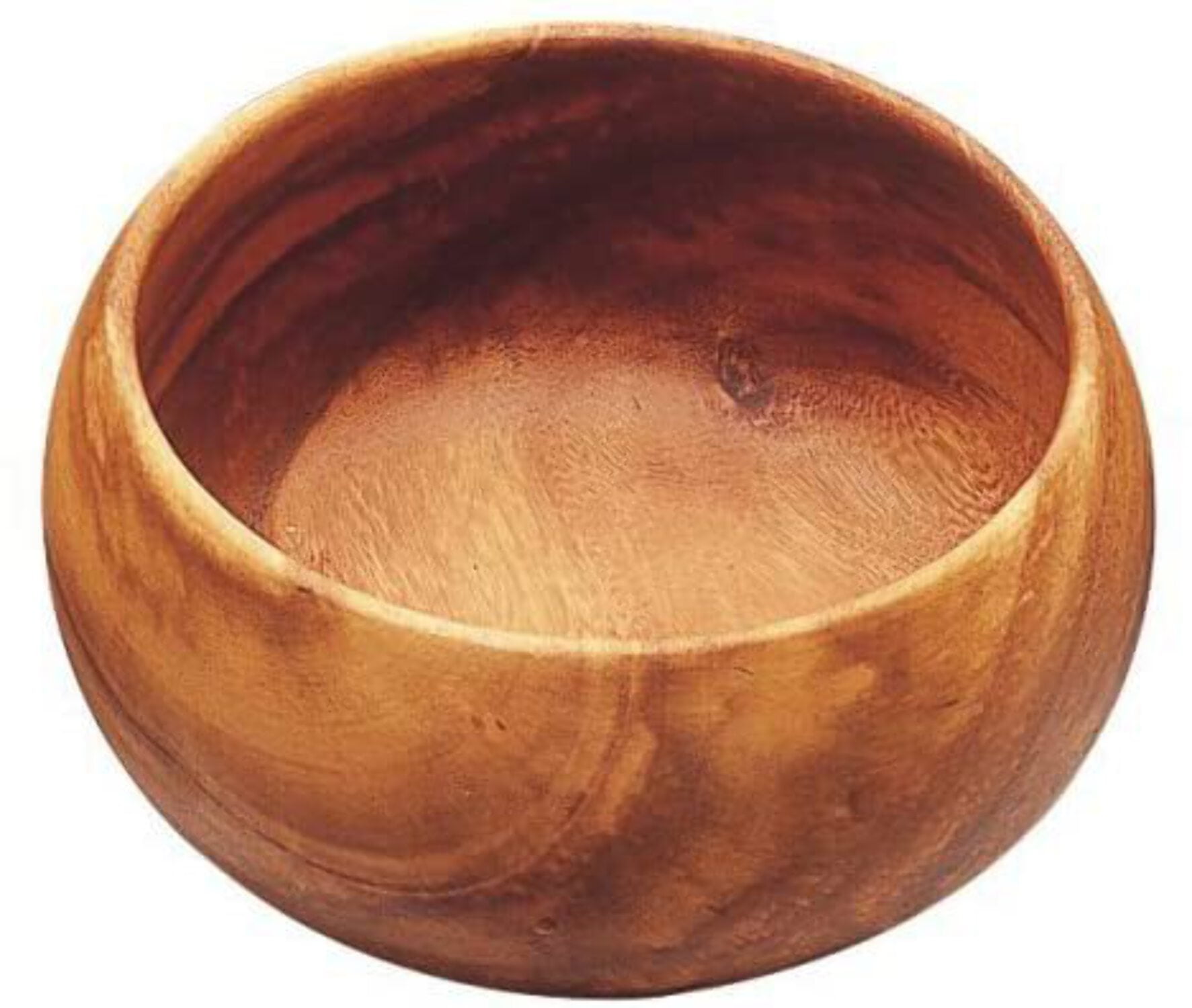Pacific Merchants Acaciaware K0464 Acacia Wood Round Calabash Bowl, 6 ...