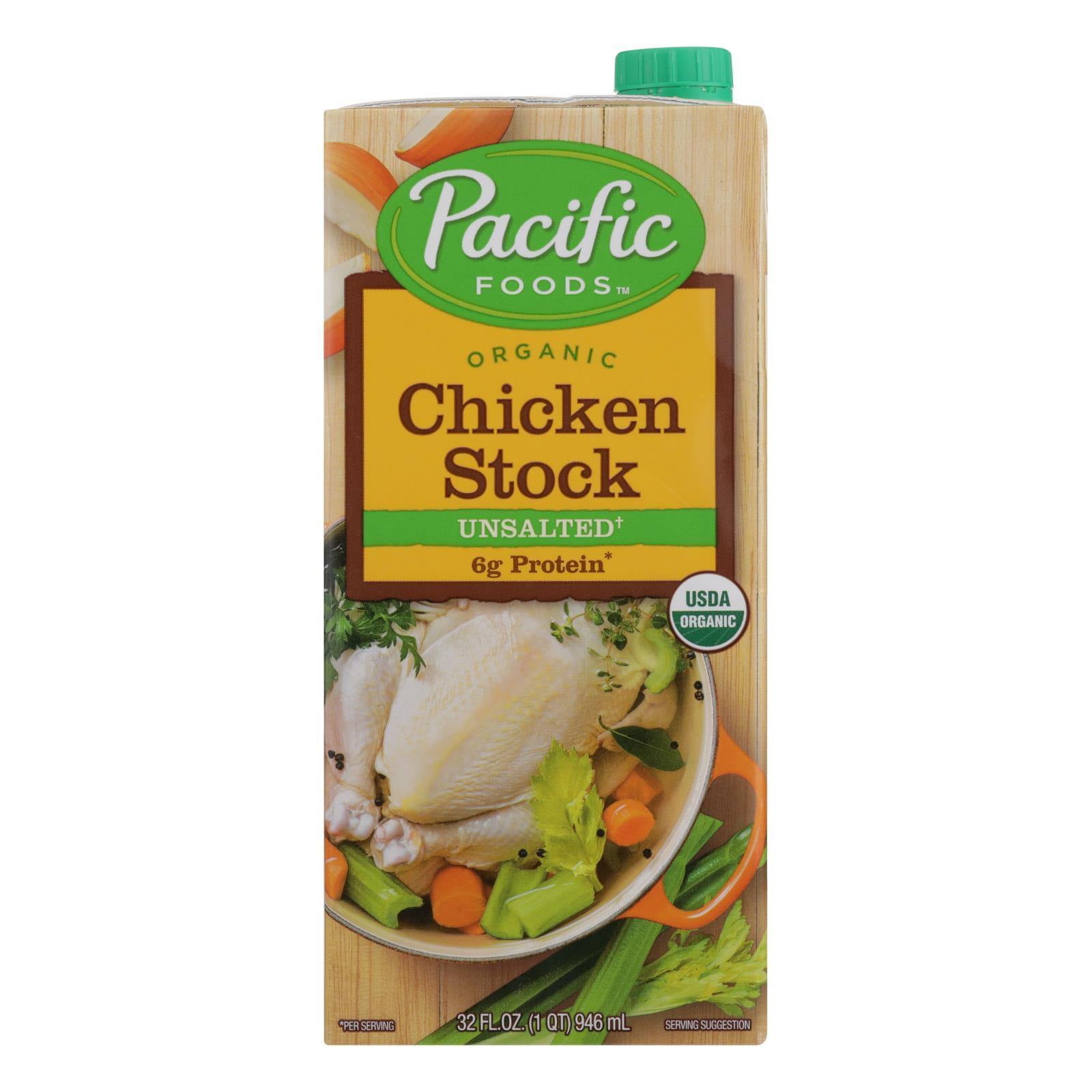 Pacific Natural Foods Simply Stock - Chicken - Case of 12 - 32 Fl oz ...