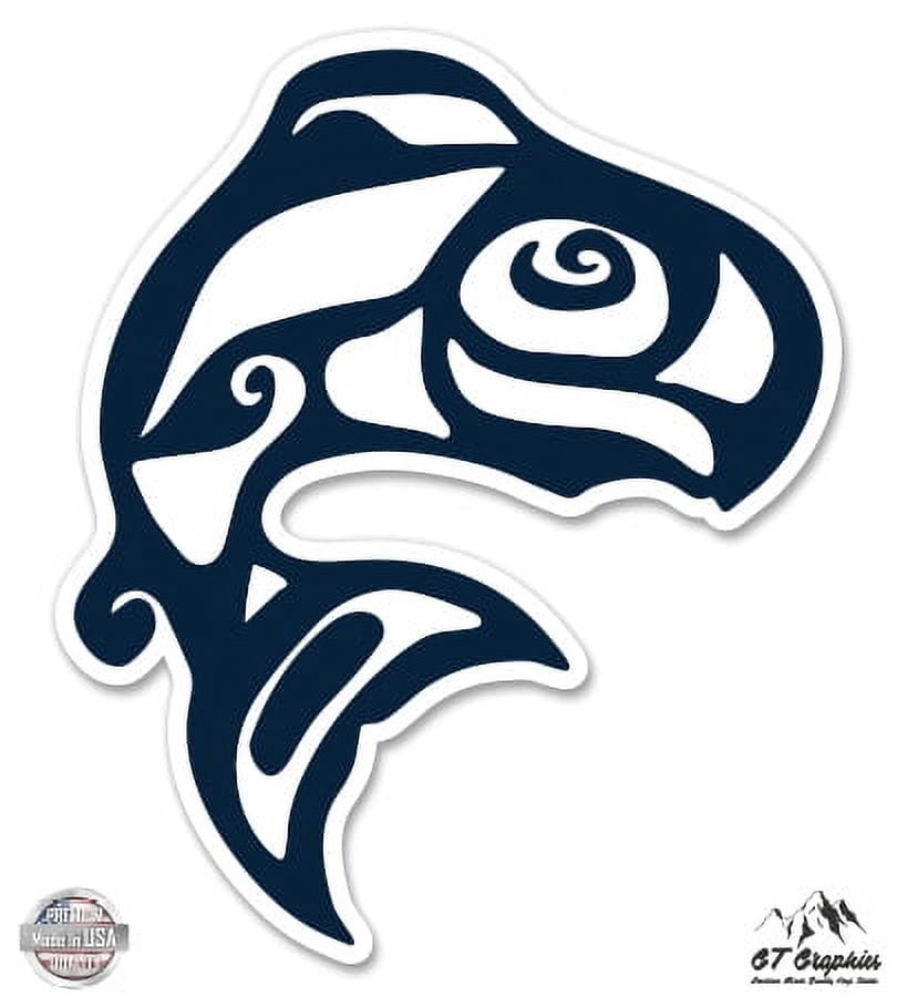 Pacific Northwest Orca Whale - 5" Vinyl Sticker - For Car Laptop I-Pad ...