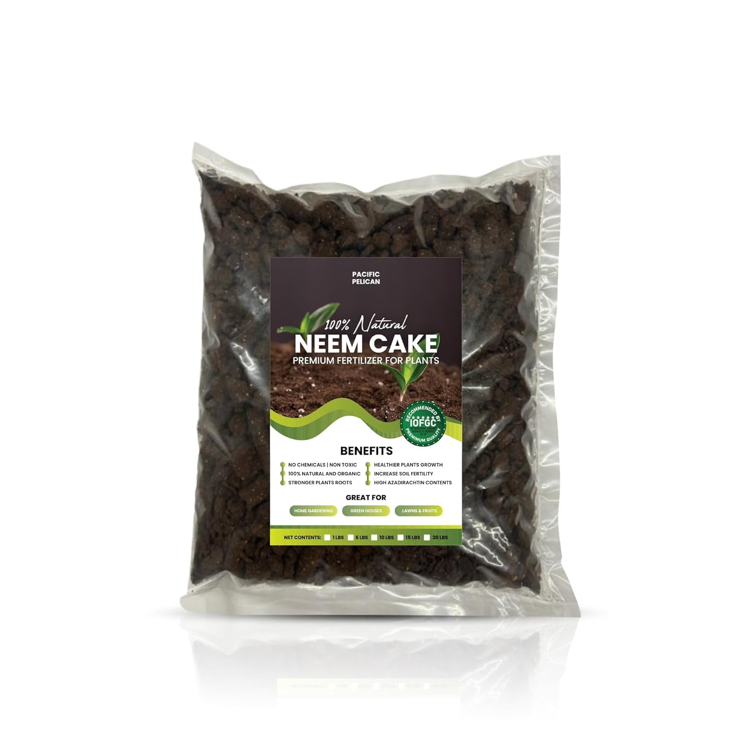 Pacific Pelican High Quality Neem Cake, Natural Fertilizer for ...
