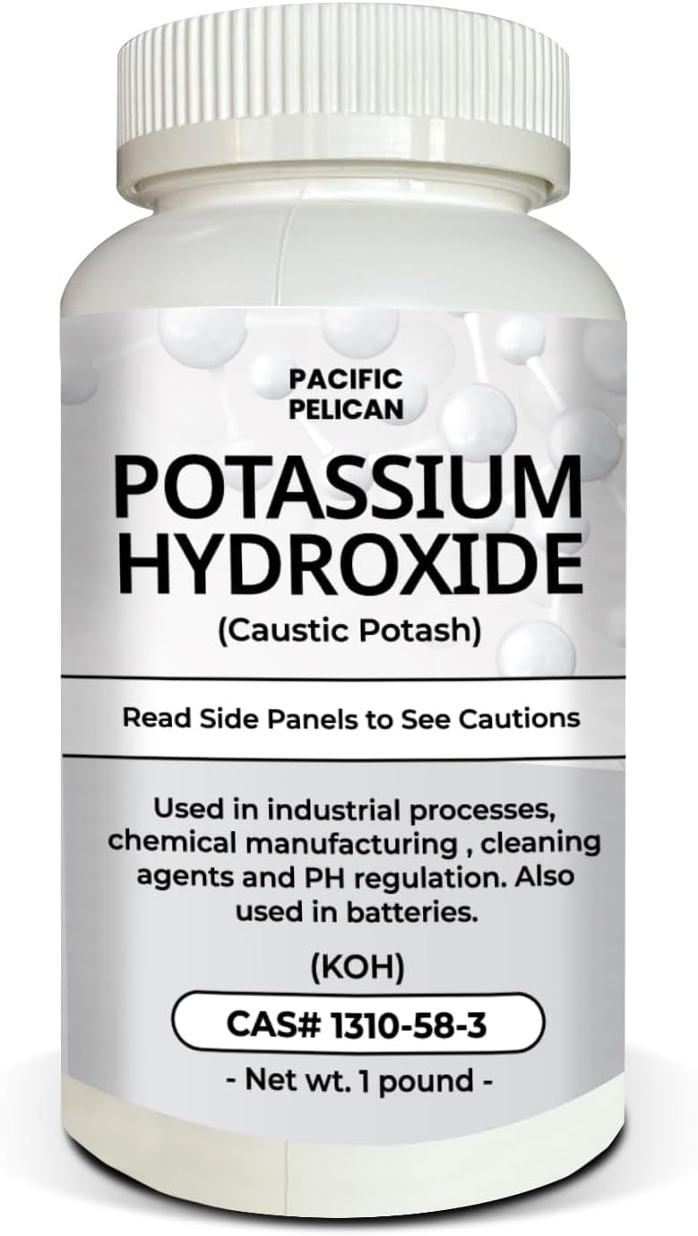 Pacific Pelican Potassium Hydroxide (Caustic Potash) (KOH) - Chemical ...