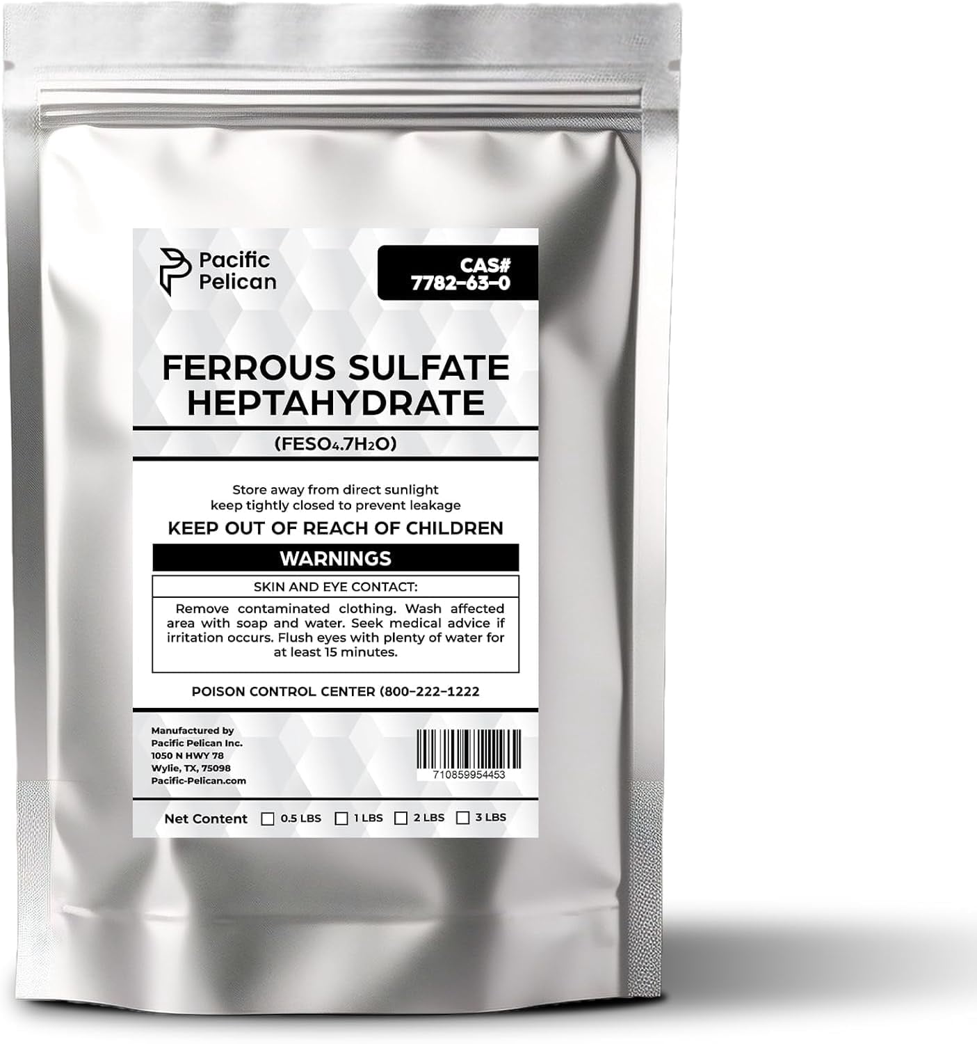 Pacific Pelican's Ferrous Sulfate Heptahydrate (FeSO4.7H2O) - A ...