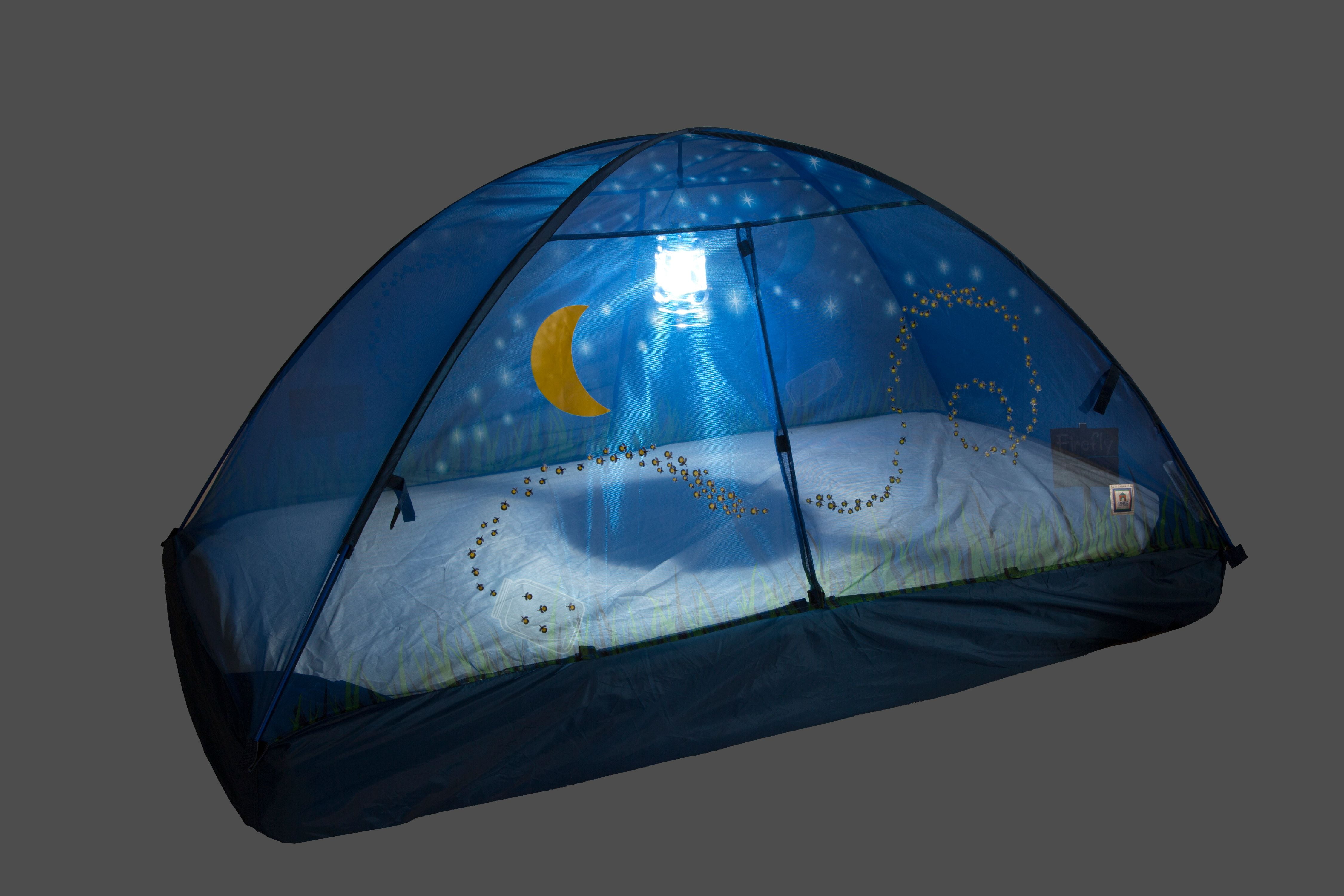 Free Shipping! Pacific Play Tents Glow in The Dark Firefly Bed Tent ...