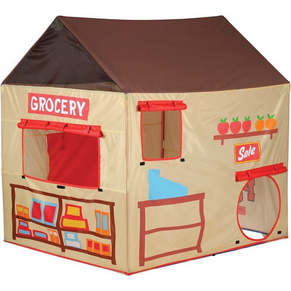 Pacific Play Tents 2-in-1 Grocery Store and Puppet Theatre House ...