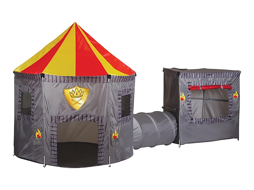 Pacific Play Tents King's Kingdom Tent & Tunnel Combo Polyester, Child ...