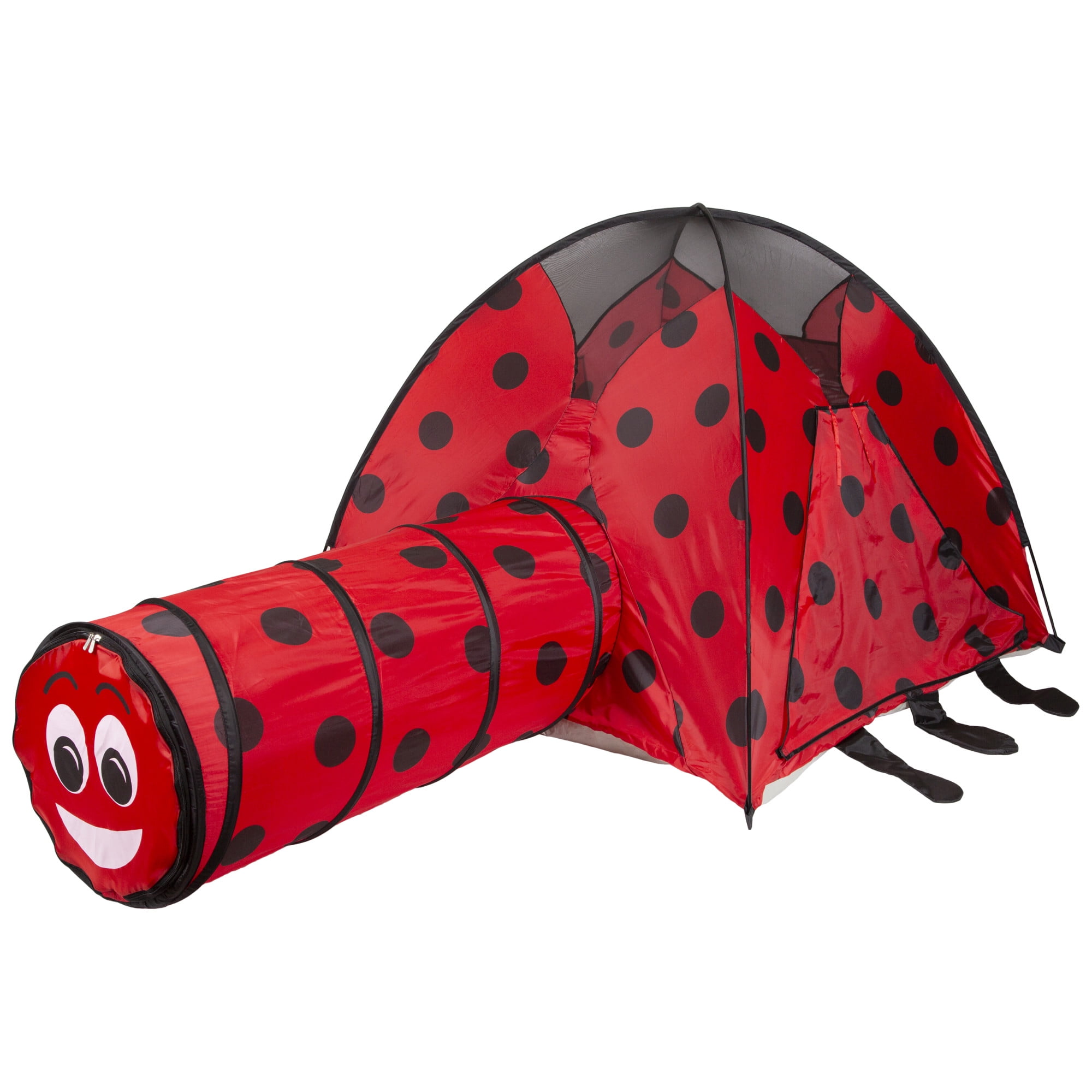 Free Shipping! Pacific Play Tents Ladybug Print with Tunnel - Walmart ...