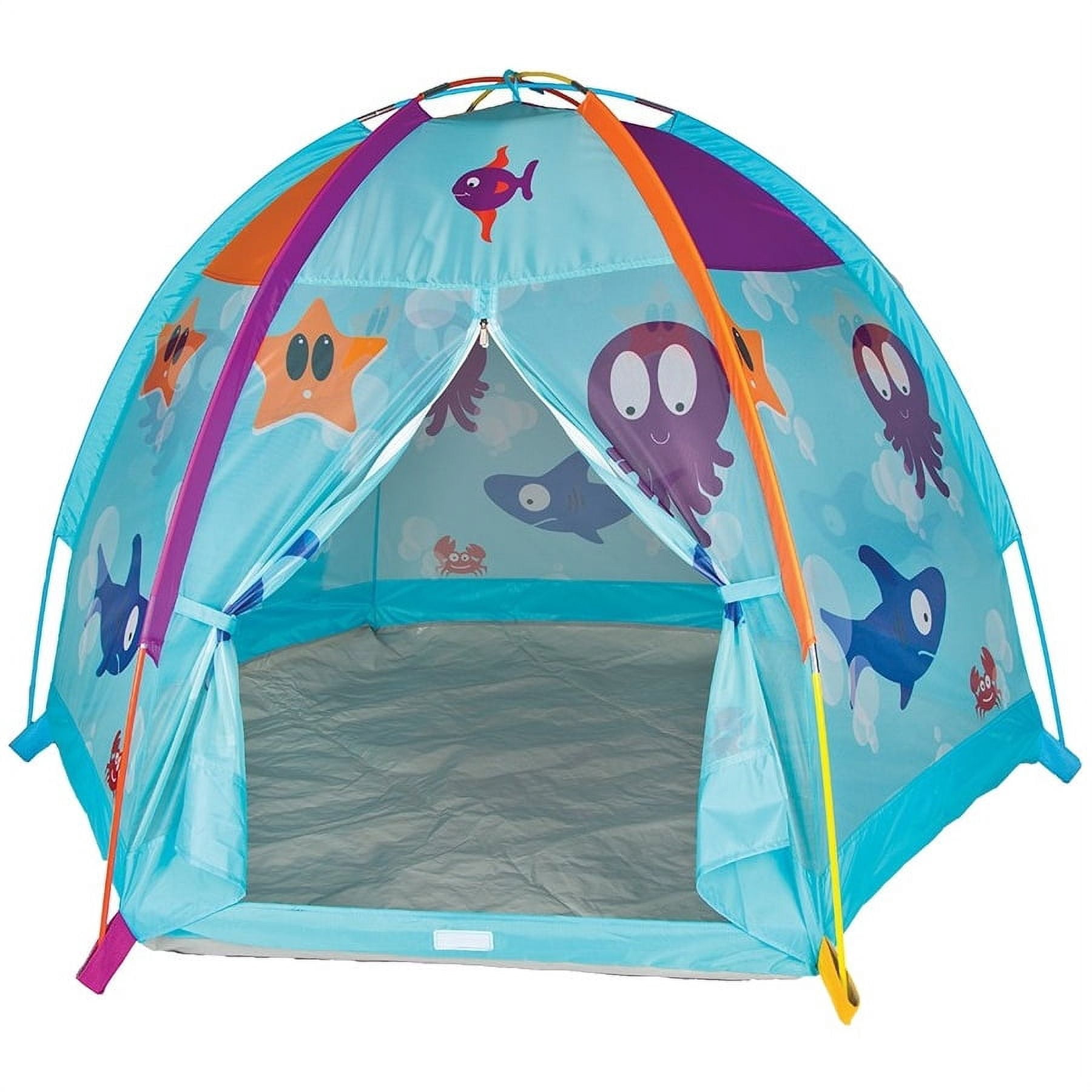 Pacific Play Tents Ocean Adventures Dome Tent Blue Polyester, Children ...