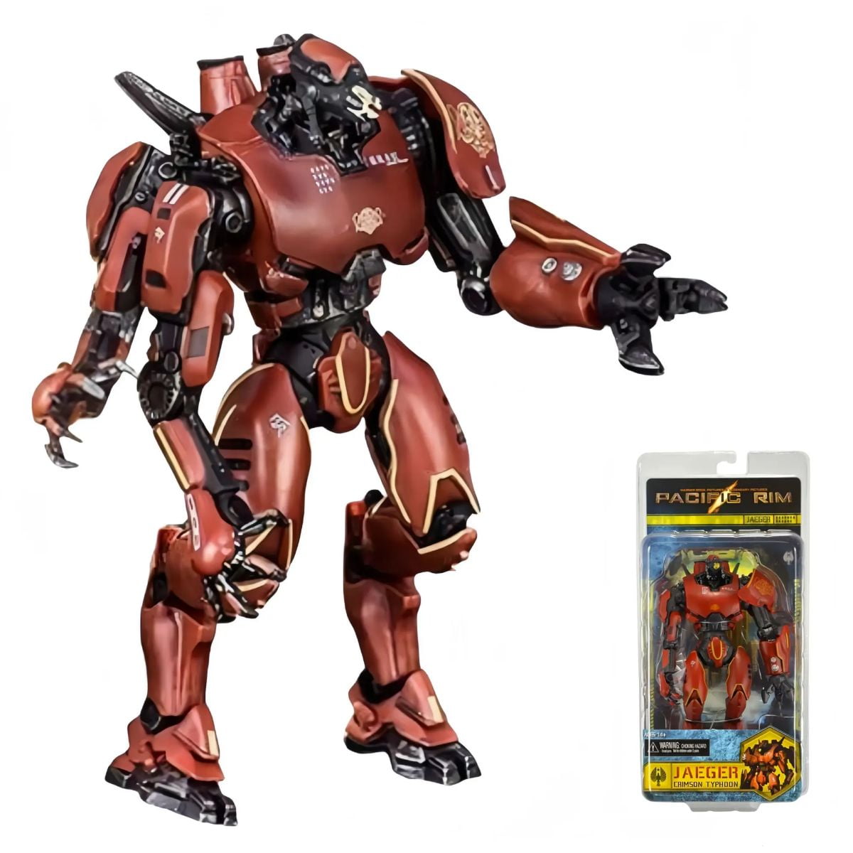 Pacific Rim Crimson Typhoon 7-Inch Articulated Action Figure – Battle ...