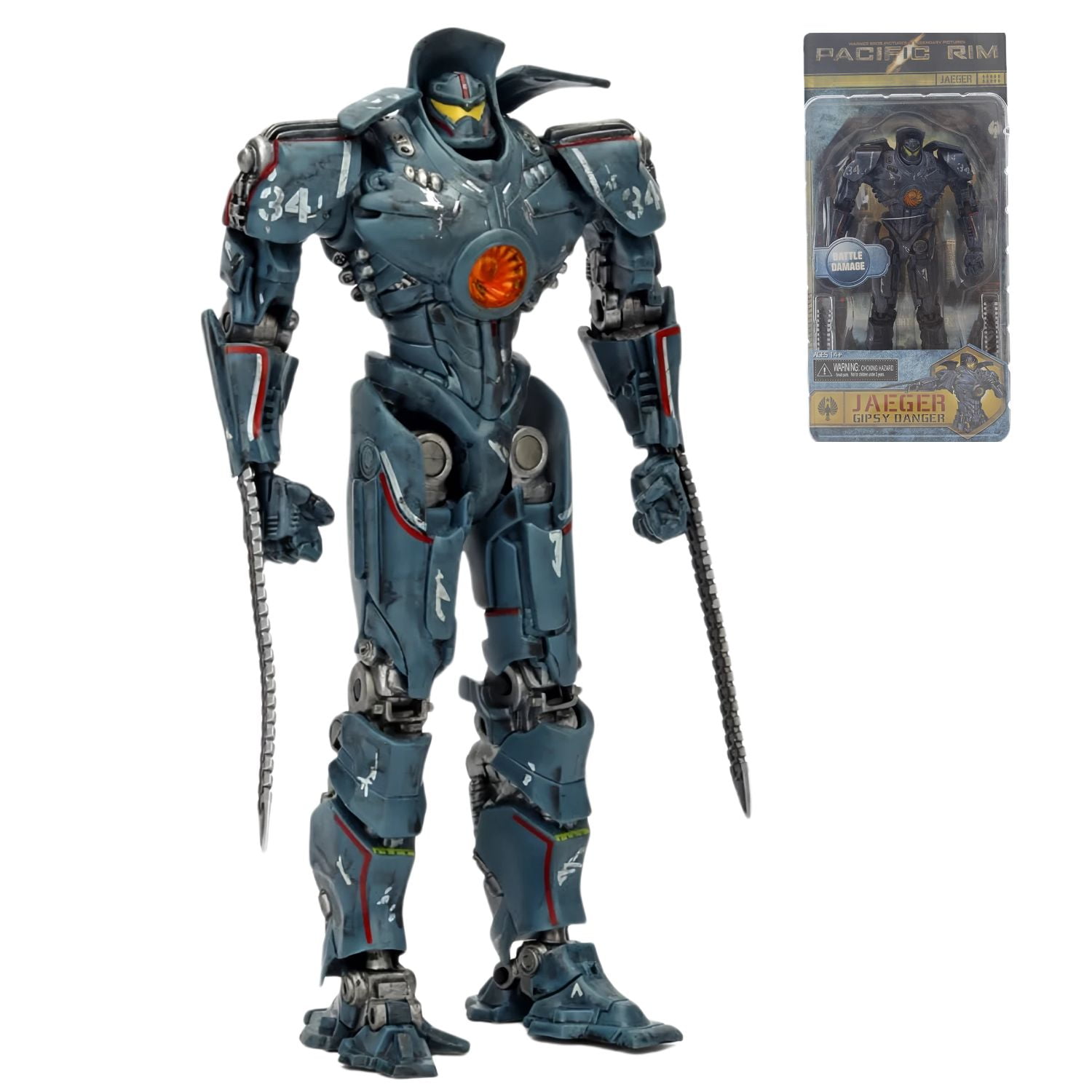 Pacific Rim Gipsy Avenger 7-Inch Articulated Action Figure – Battle ...