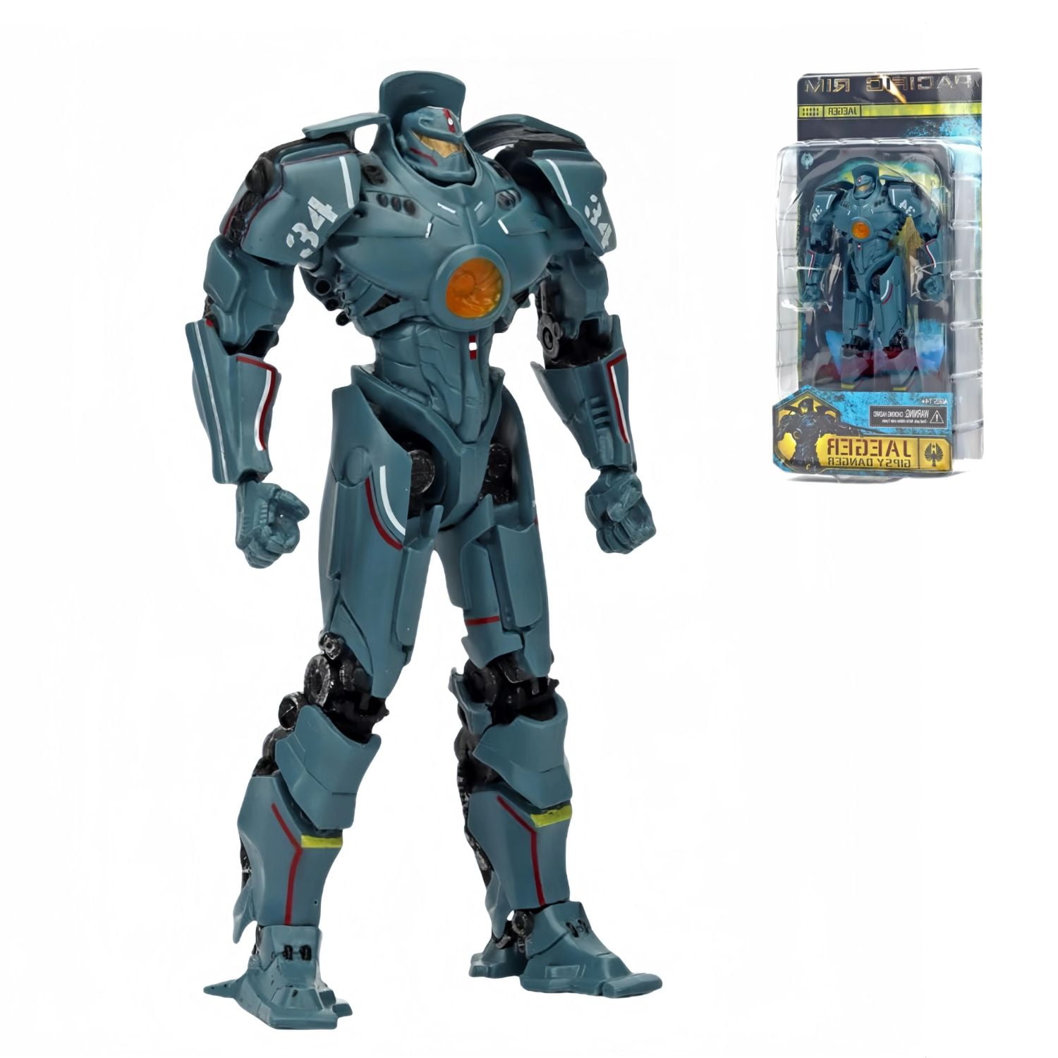 Pacific Rim Gipsy Avenger 7-Inch Articulated Action Figure – Battle ...