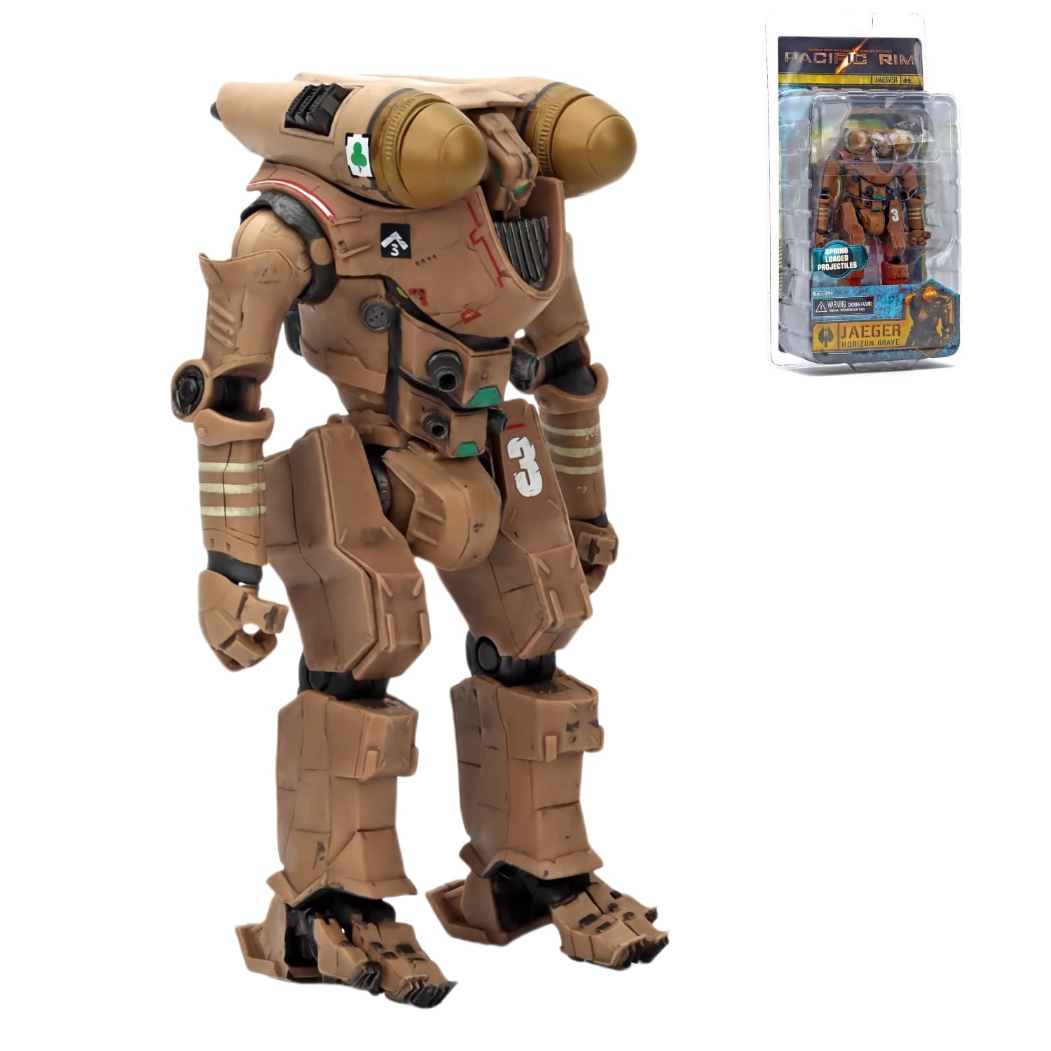 Pacific Rim Horizon Brave 7-Inch Articulated Action Figure – Battle ...