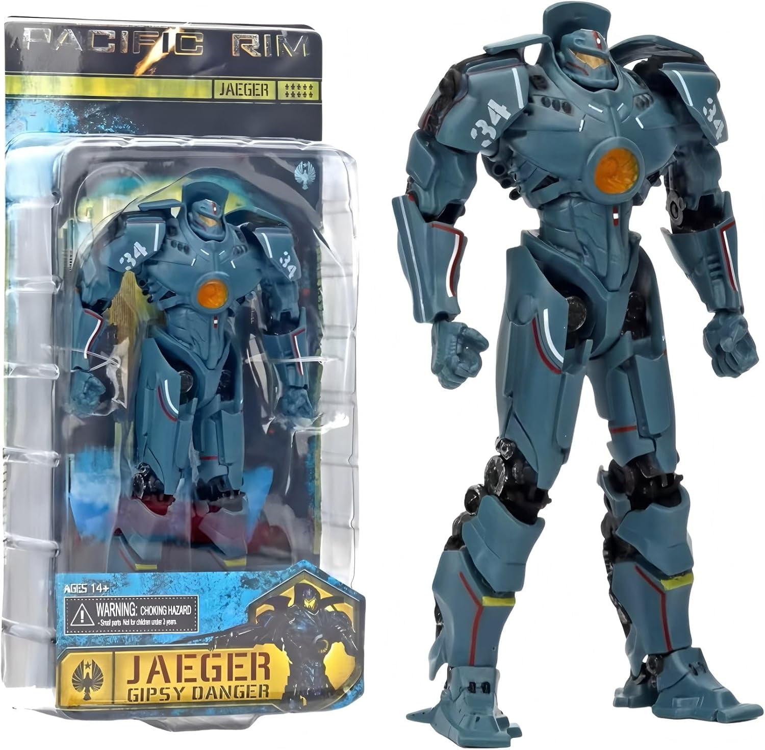 Pacific/Rim Mech Action Figure, Gipsydanger Original Boxed Unique ...