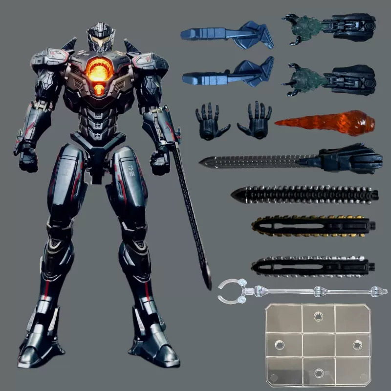 Pacific Rim Mecha Hand Figure Revenge Wanderer Armor Toy Model Obsidian ...