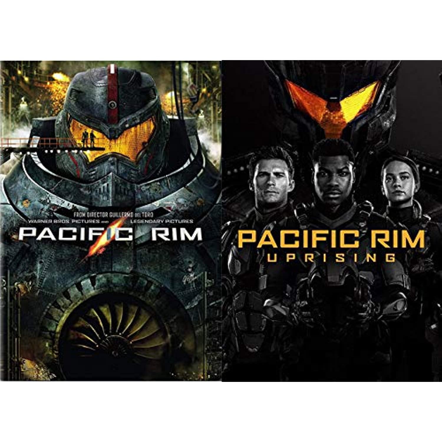 Pacific Rim & Pacific Rim Uprising 2 DVD Feature Film Bundle Idris Elba ...