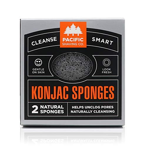 Pacific Shaving Company Konjac Sponge - 2pk | Natural & Compostable ...