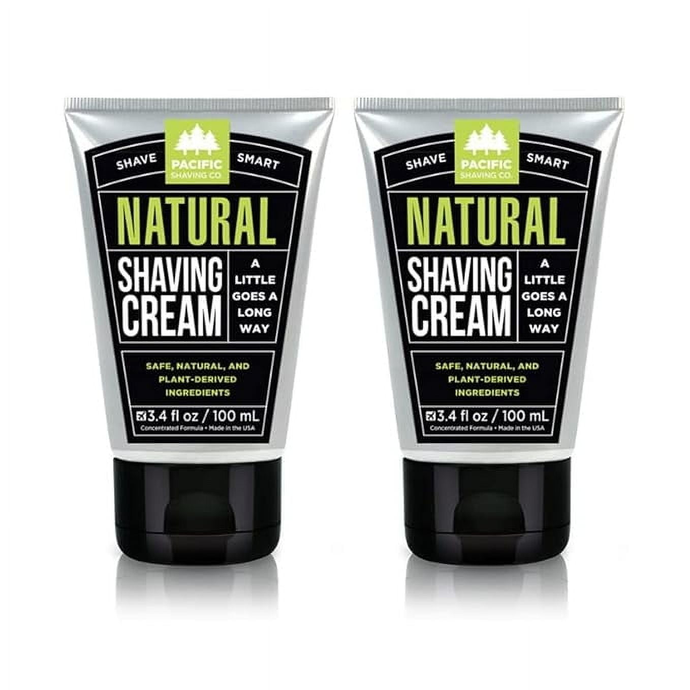 Pacific Shaving Company Natural Shaving Cream - Shea Butter + Vitamin E ...
