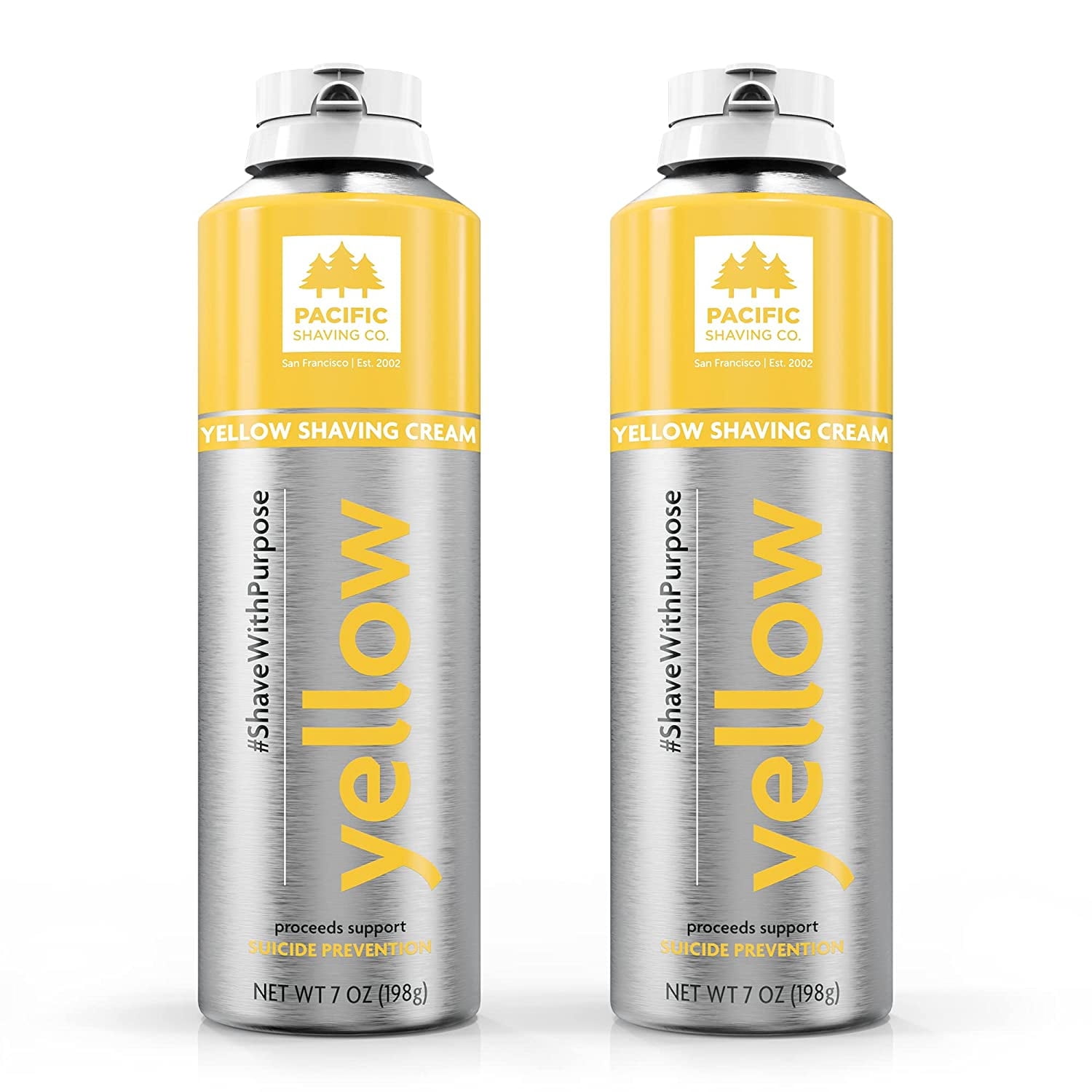 Pacific Shaving Company Yellow, Colorful, Foamng Shave Cream for Men ...