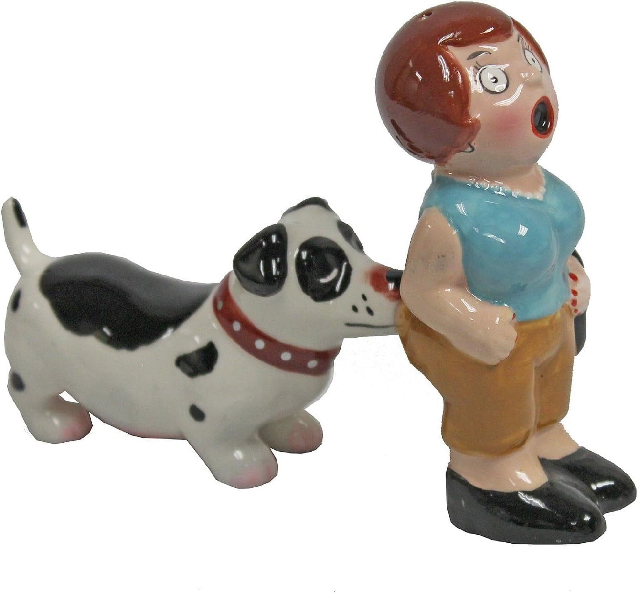 Pacific Trading A Lady and A Tramp SP Shakers Dog Biting Woman's Bum ...
