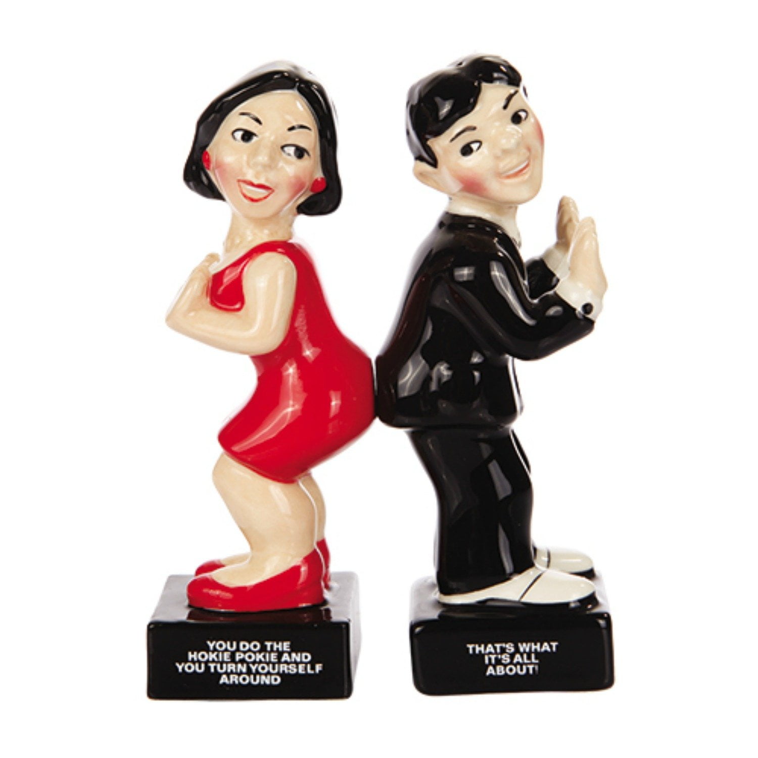 Pacific Trading Attractives Magnetic Ceramic Salt Pepper Shakers You Do ...