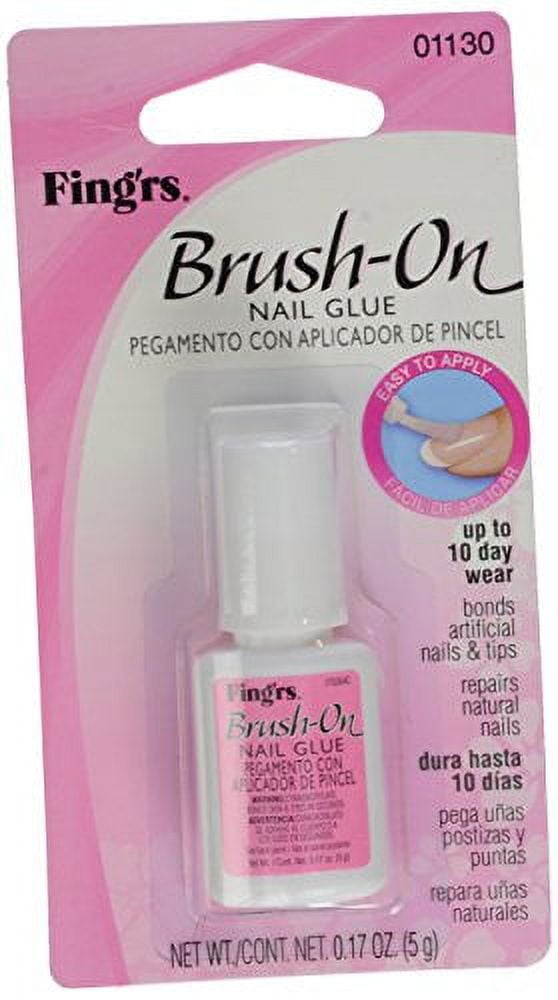 Pacific World Fingers Fingers Brush-On Nail Glue, 1 ct - Walmart.com