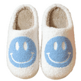 PacificPlex Women's Funny Adult Smiley Face Plush Slippers, Size 5-6 ...