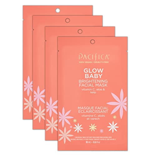 Pacifica Beauty, Glow Baby Brightening Face Mask, Sheet Mask, Skincare ...